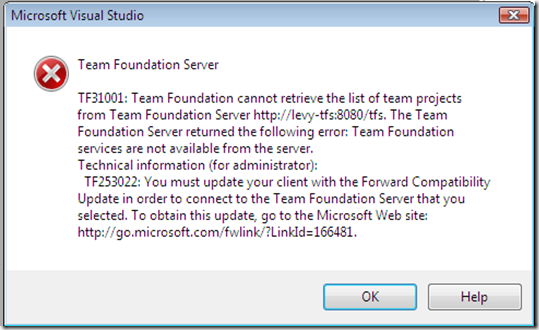 Mostly Ramblings Upgrading Tfs 2010 B2 To The Rc